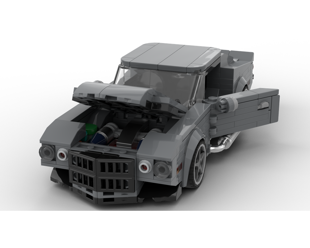 LEGO MOC 1970 Pro Touring Camaro Z28 by Baconator84 | Rebrickable ...