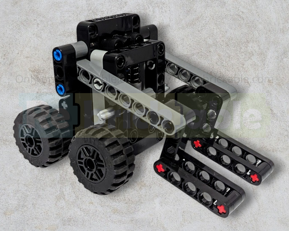 LEGO MOC Mini Forklift by LegoBuildo | Rebrickable - Build with LEGO