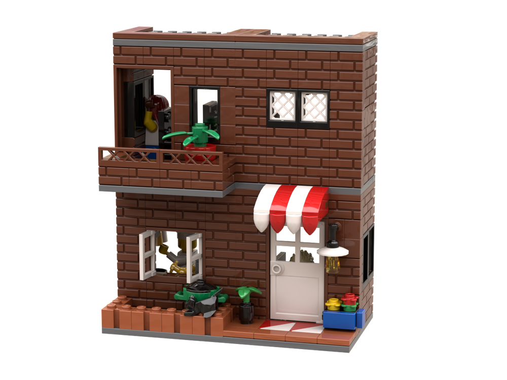 LEGO MOC-209437 Reddish Brown Brick House by bloco_de_ideias ...