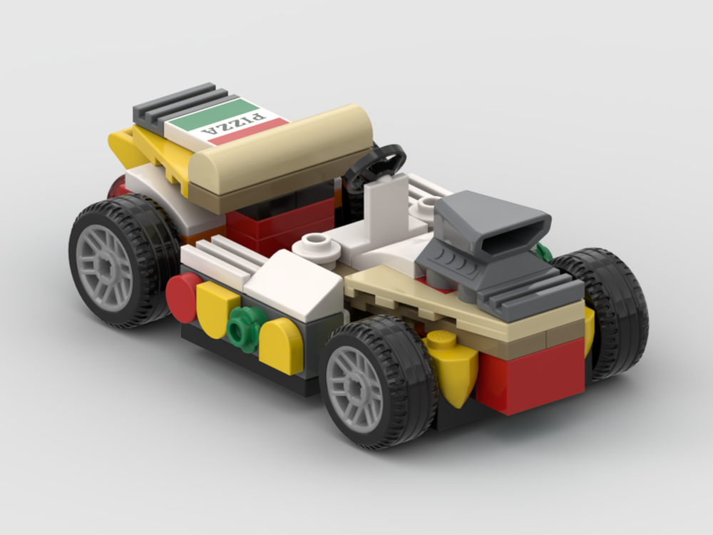 LEGO MOC Pizza Cruiser V5 by PizzaNinja | Rebrickable - Build with LEGO