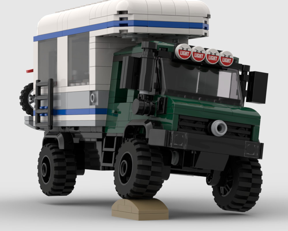 LEGO MOC Dual Cab UniMog Camper by reggieranger | Rebrickable - Build ...