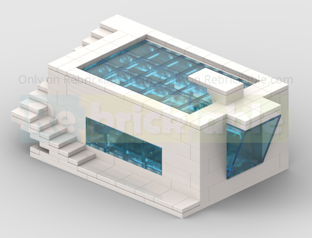 LEGO MOC Outdoor Small Swimming Pool by geoffvphoto | Rebrickable ...