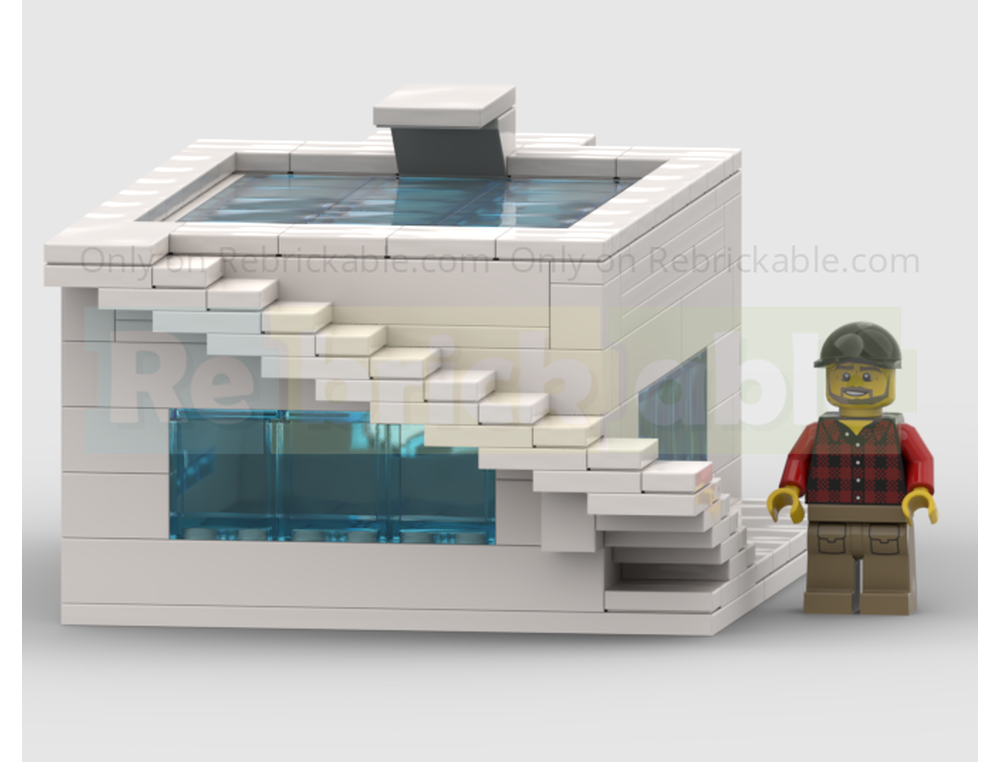 LEGO MOC Outdoor Small Swimming Pool by geoffvphoto | Rebrickable ...