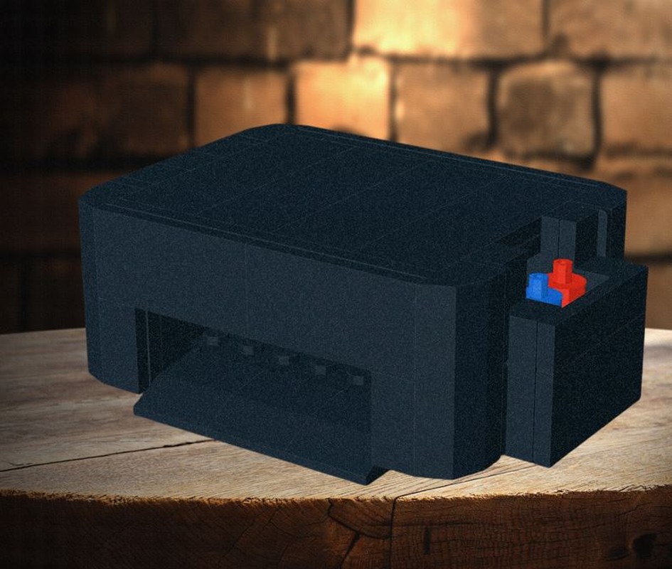 LEGO MOC Mini printer by Sanchester78 | Rebrickable - Build with LEGO