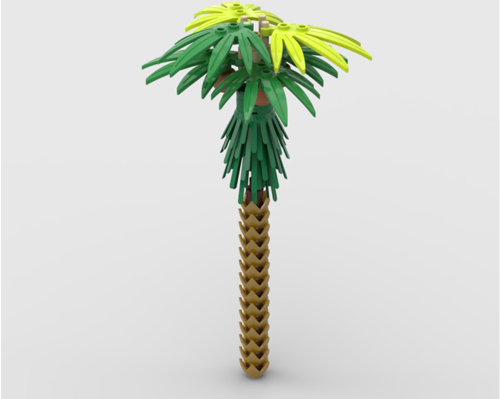Lego Moc Palm Trees By Gabizon Rebrickable Build With Lego