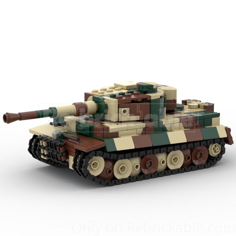 LEGO MOC Tiger I Tank by bricktingsmon | Rebrickable - Build with LEGO