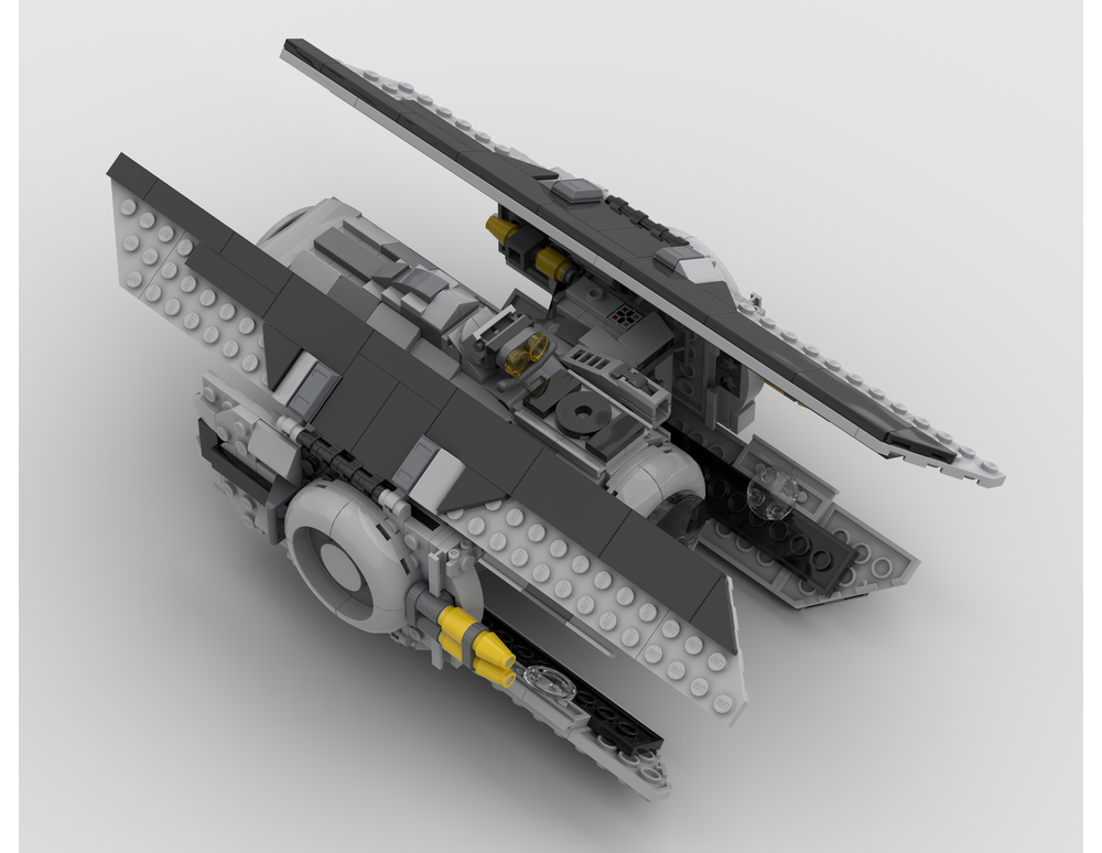 LEGO MOC TIE Smuggler by KarateKarnt | Rebrickable - Build with LEGO