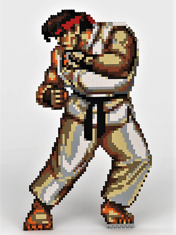LEGO MOC RYU Pixelart MOC by kelbiemnz | Rebrickable - Build with LEGO