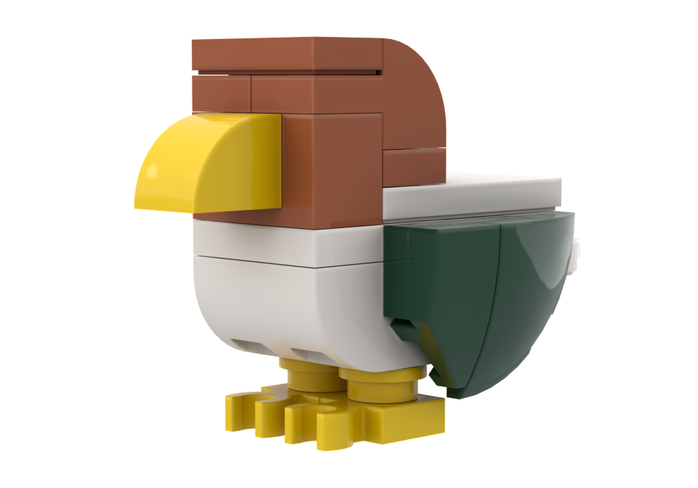 LEGO MOC New Part Bird by OrchardBuilds | Rebrickable - Build with LEGO