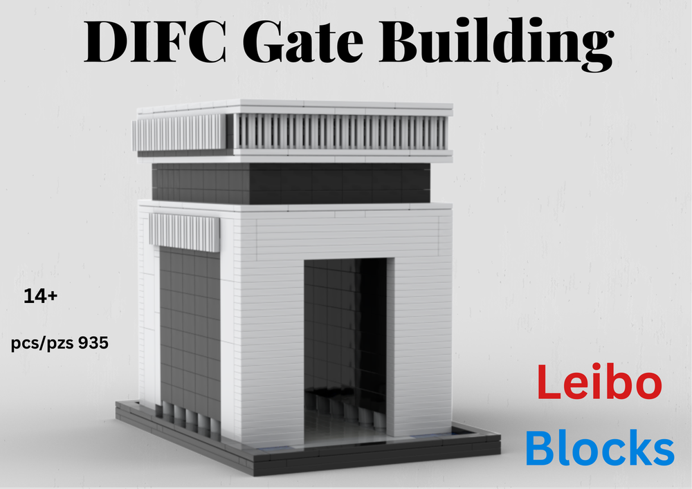 LEGO MOC DIFC Gate Building by leiboblocks | Rebrickable - Build with LEGO