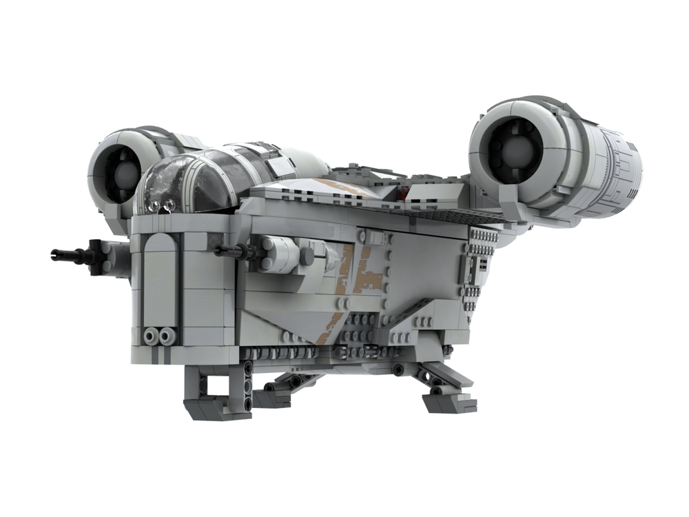 LEGO MOC-209503 Razor Crest MOD by Quarries Workshop | Rebrickable ...