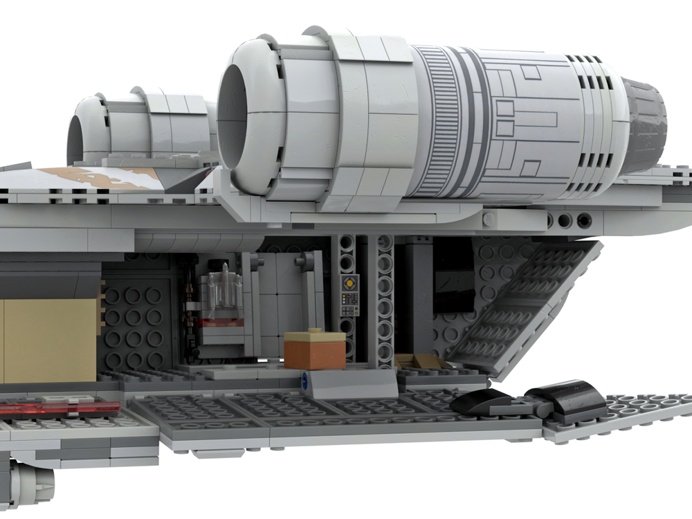 LEGO MOC-209503 Razor Crest MOD by Quarries Workshop | Rebrickable ...