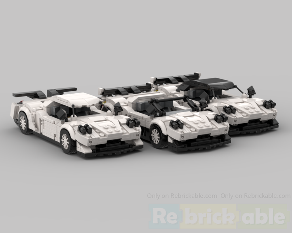 LEGO MOC pagani zonda bundle by ju4n_ | Rebrickable - Build with LEGO