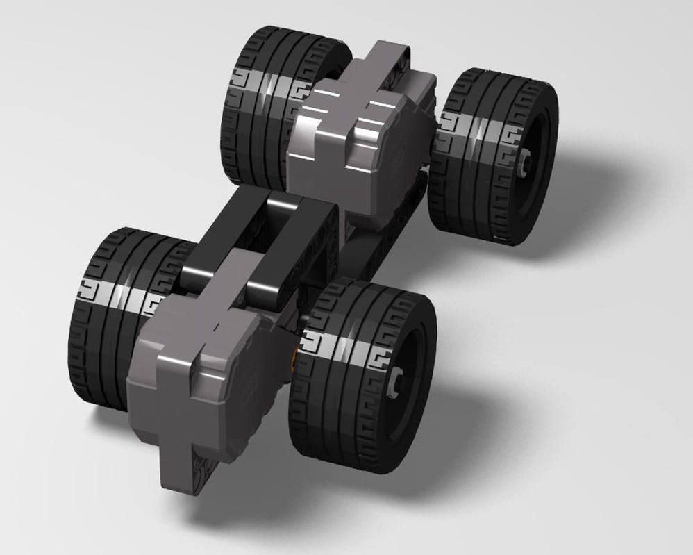 LEGO MOC 4x4 pull back chassis by jgirden | Rebrickable - Build with LEGO