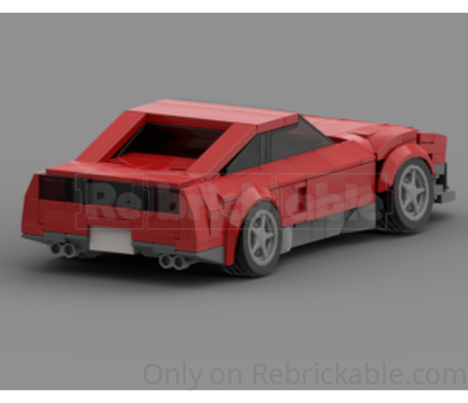 LEGO MOC Pontiac Fiero by Mightbemike | Rebrickable - Build with LEGO