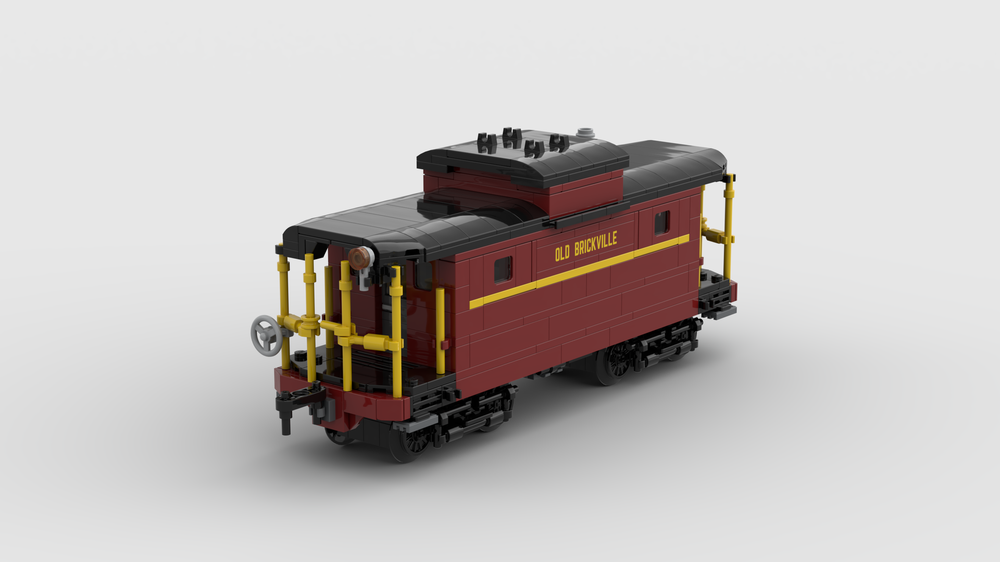 LEGO MOC US Northeastern Caboose by xTHybrid108 | Rebrickable - Build ...