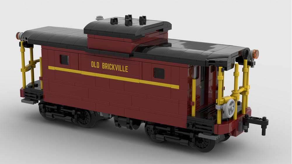LEGO MOC US Northeastern Caboose by xTHybrid108 | Rebrickable - Build ...