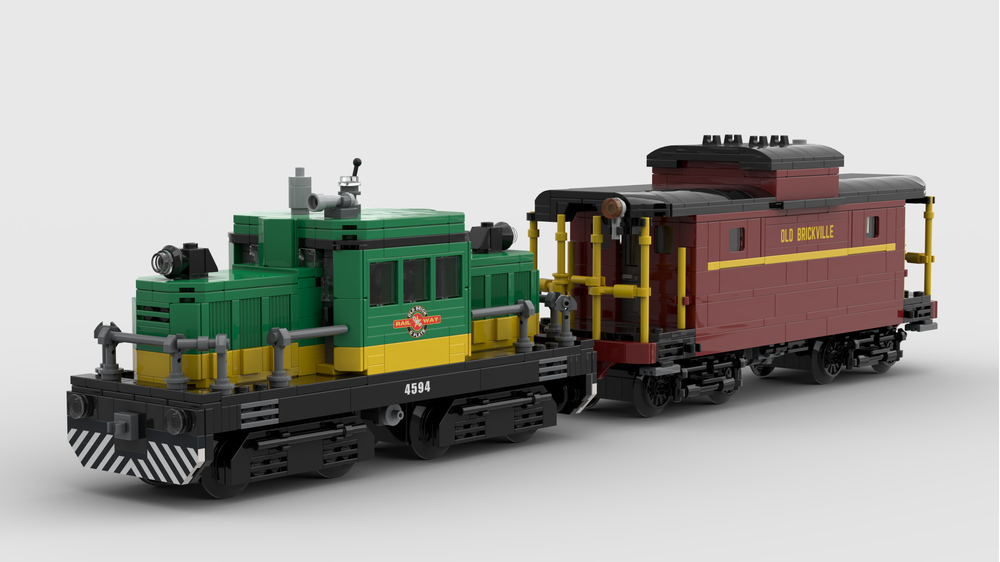 LEGO MOC US Northeastern Caboose by xTHybrid108 | Rebrickable - Build ...