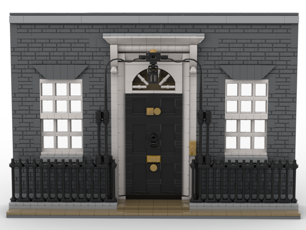 LEGO MOC-209520 10 Downing Street Facade by klosspalatset | Rebrickable ...