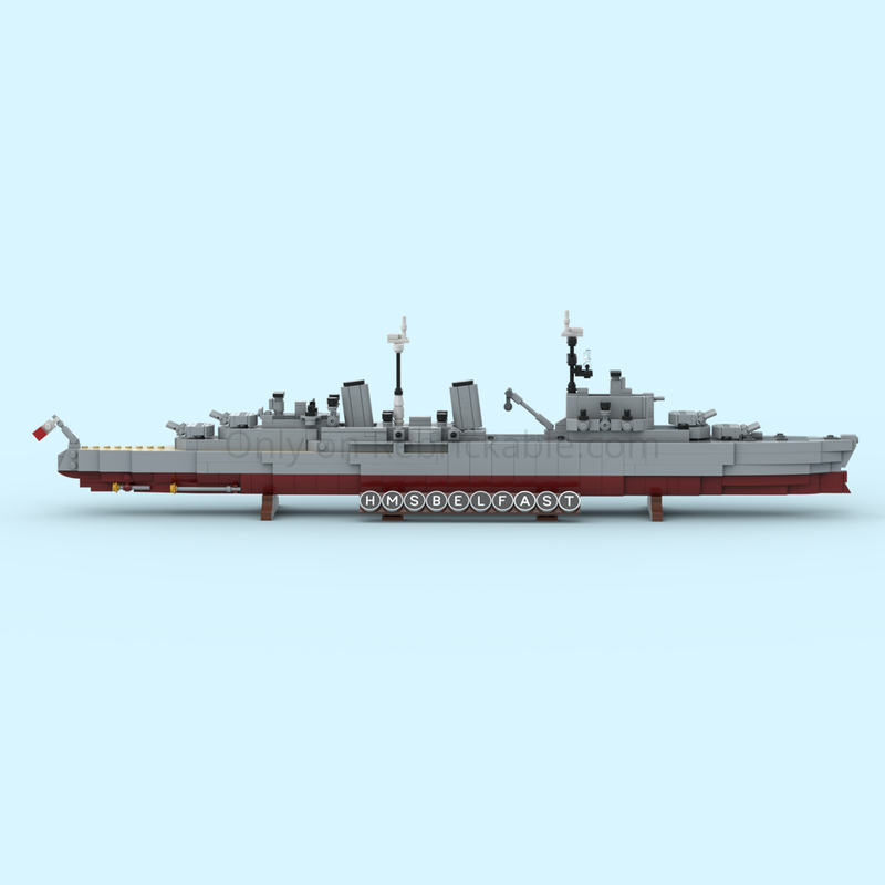 LEGO MOC HMS Belfast by BespokeLegoDesigns | Rebrickable - Build with LEGO