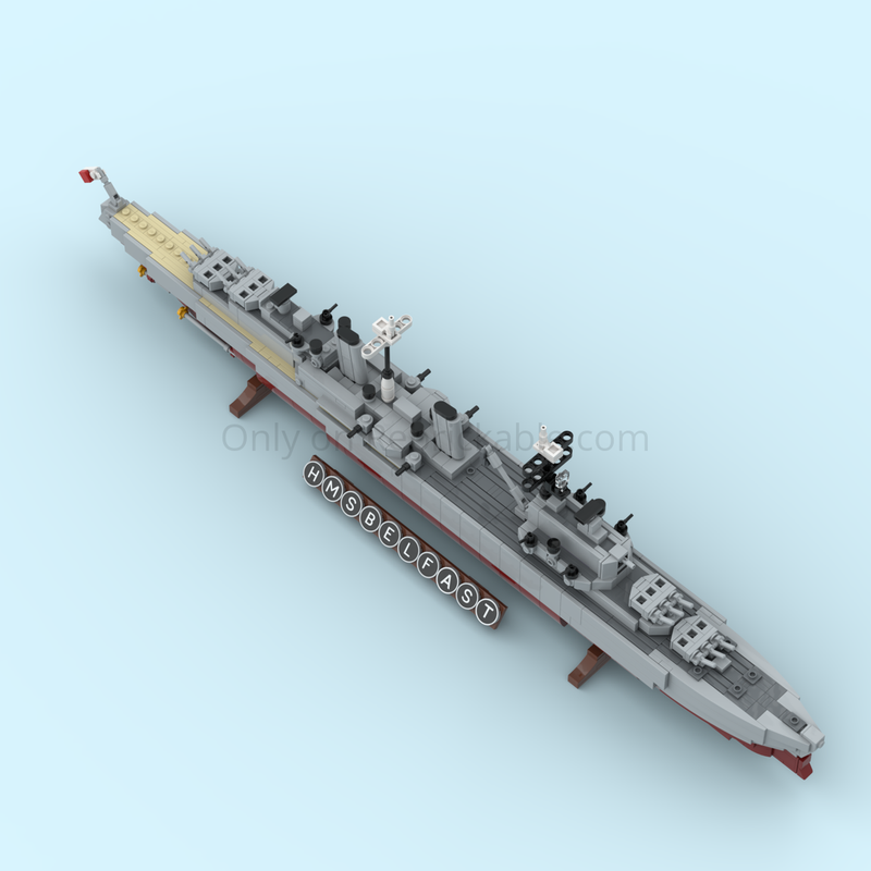 LEGO MOC HMS Belfast by BespokeLegoDesigns | Rebrickable - Build with LEGO