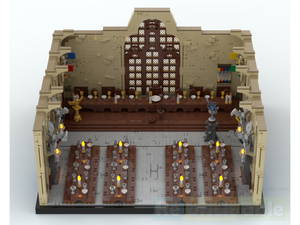 LEGO MOC The Great Hall (Part 2) by LeonardWKenyon | Rebrickable ...