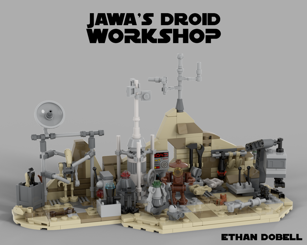 LEGO MOC Jawa's Droid Workshop MOC by the_dobell_clan | Rebrickable ...