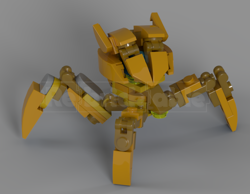 LEGO MOC Mini Protoss Dragoon by Ispano-Zaibach | Rebrickable - Build ...