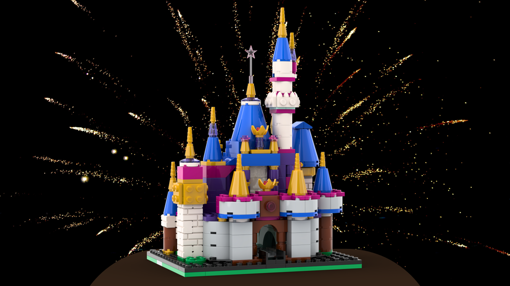 LEGO MOC 11033 Disney Sleeping Beauty Castle by Lenarex | Rebrickable ...