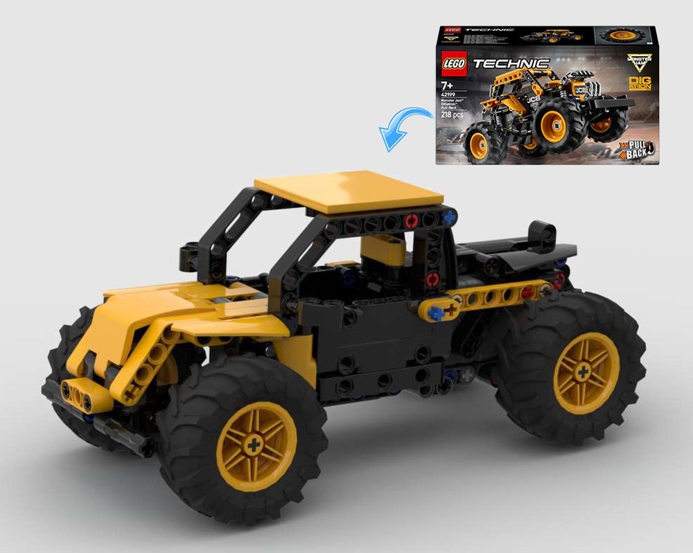 Lego Moc Offroader 42199 Alternative By Erikgs Rebrickable Build With Lego
