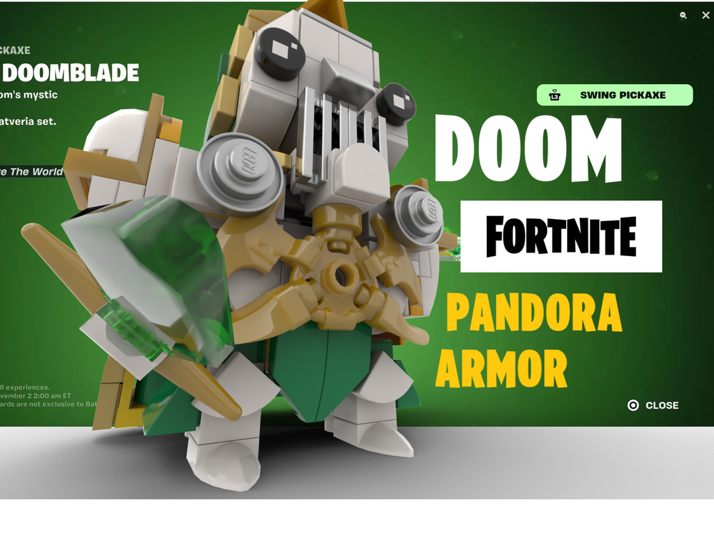 LEGO MOC Doctor Doom Pandora Armor - Fortnite - Marvel by ALLEGORY ...