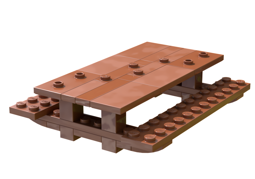 LEGO MOC Picnic Table by iamkalley | Rebrickable - Build with LEGO