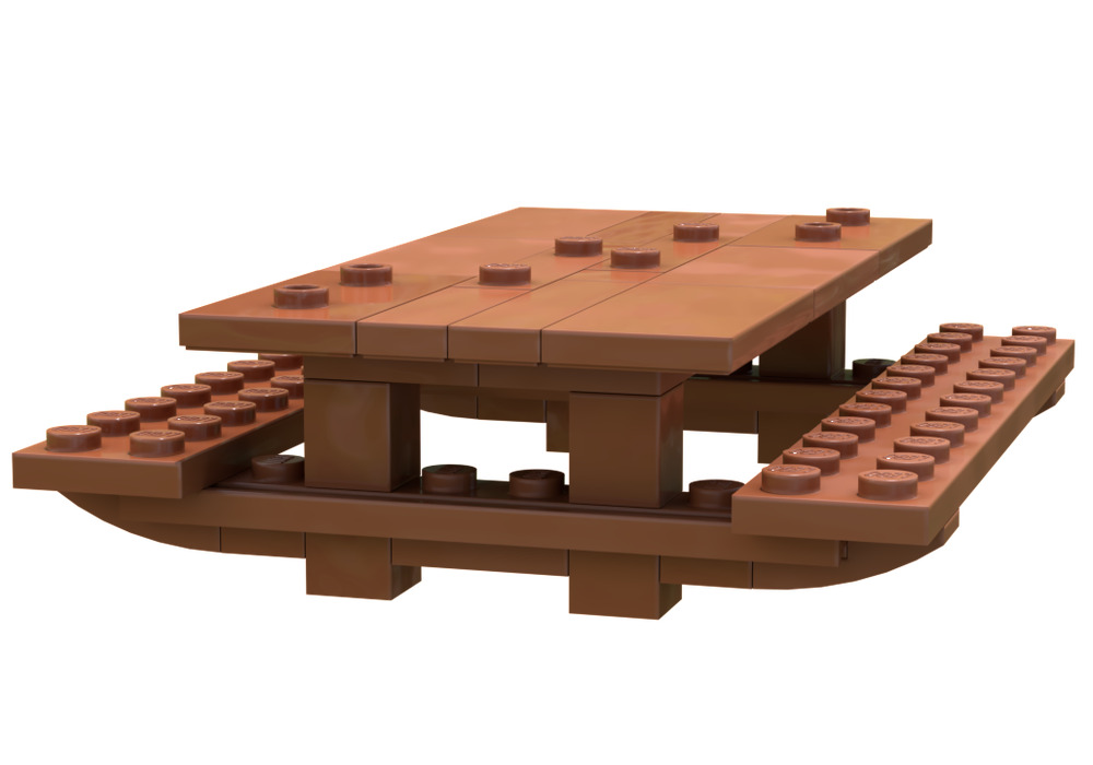 LEGO MOC Picnic Table by iamkalley | Rebrickable - Build with LEGO