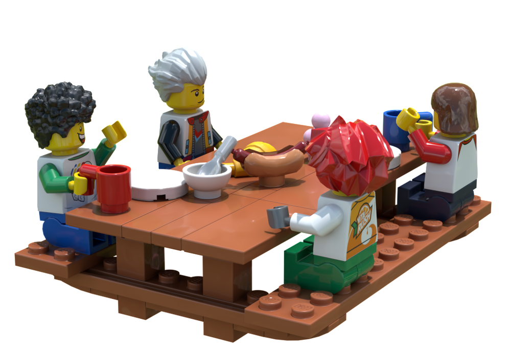 LEGO MOC Picnic Table by iamkalley | Rebrickable - Build with LEGO