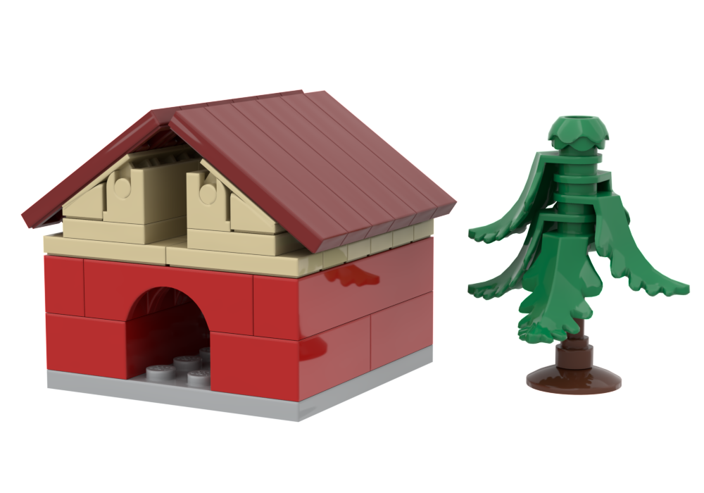 LEGO MOC Simple Barn (Studio Tutorial) by OrchardBuilds | Rebrickable ...