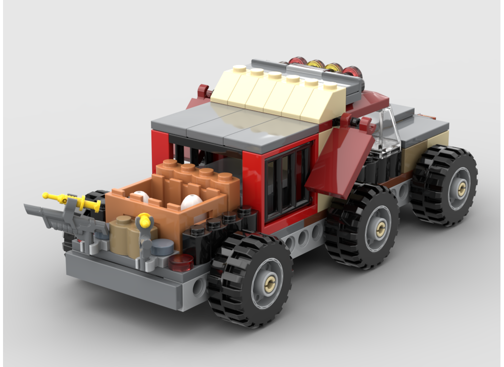 Lego Moc All Terrain Vehicle By Raptor9889 Rebrickable Build With Lego