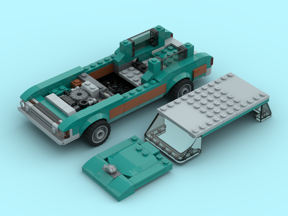 LEGO MOC-209617 Station Wagon by zairse | Rebrickable - Build with LEGO