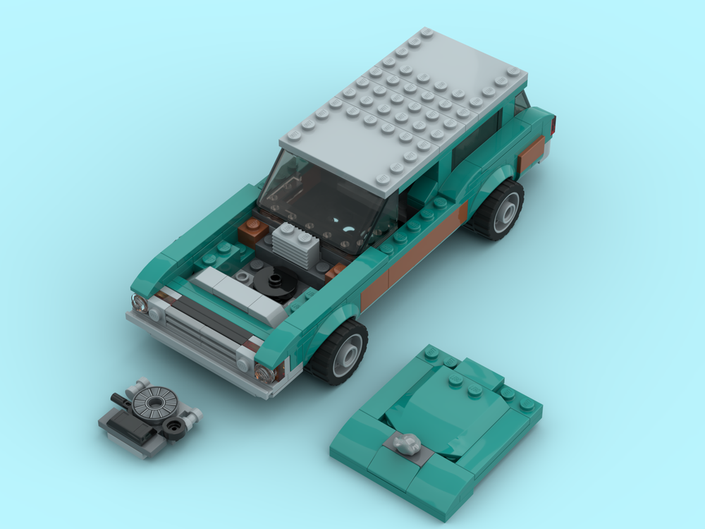 LEGO MOC-209617 Station Wagon by zairse | Rebrickable - Build with LEGO