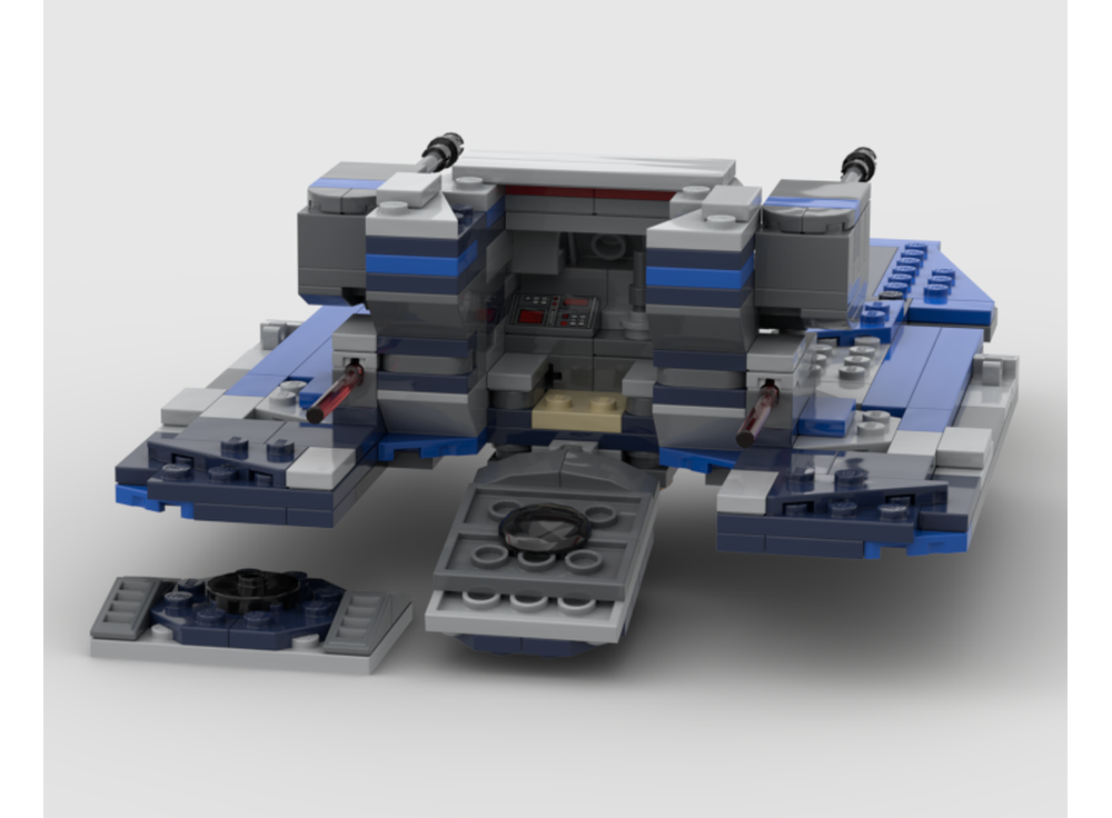 LEGO MOC minifigure scale TX-130 clone tank by blockbuilder117 ...
