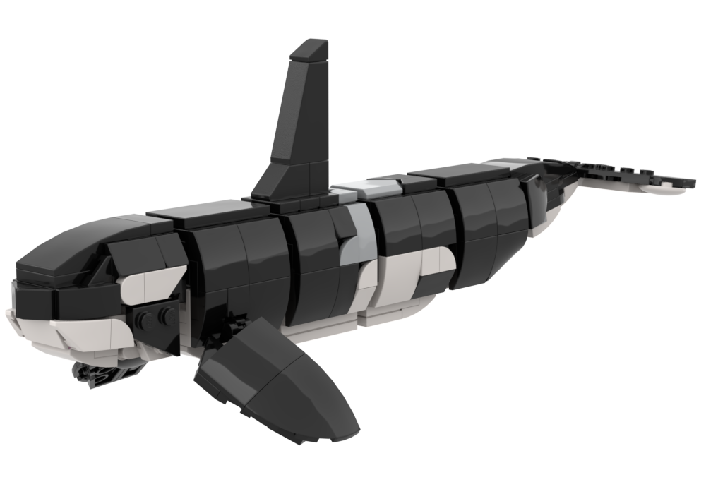 LEGO MOC Orca (Orcinus orca) "Killer Whale" by OrchardBuilds ...