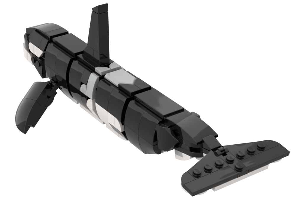 LEGO MOC-209634 Orca (Orcinus orca) "Killer Whale" by OrchardBuilds ...
