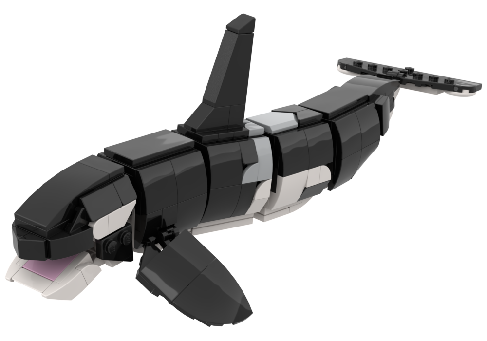 LEGO MOC Orca (Orcinus orca) "Killer Whale" by OrchardBuilds ...