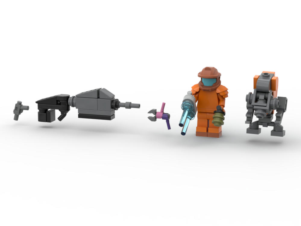LEGO MOC HALO Weapons Pack I by Studs_on_a_Tile | Rebrickable - Build ...
