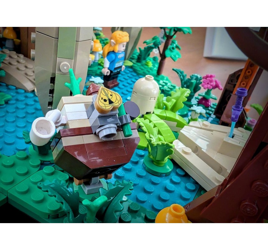 LEGO MOC Backpack Korok Guy by joshuathemaker | Rebrickable - Build ...