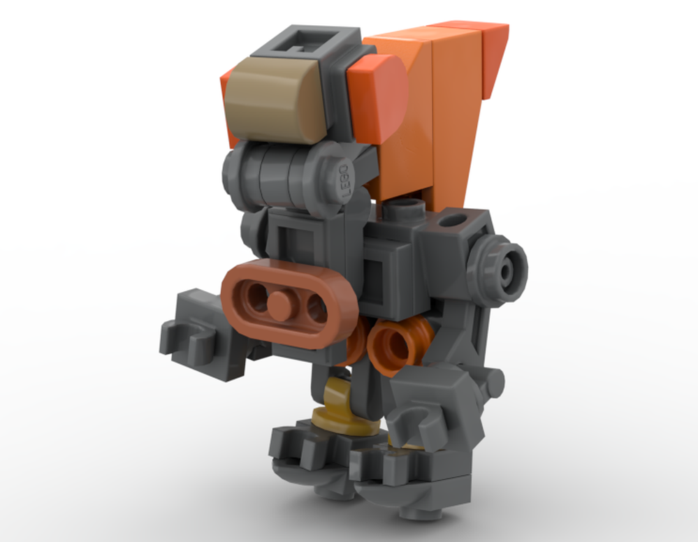 LEGO MOC HALO Grunt v2 by Studs_on_a_Tile | Rebrickable - Build with LEGO