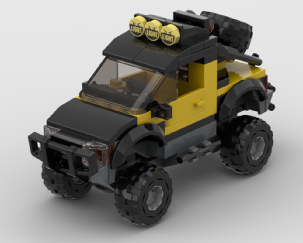 LEGO MOC Trophy Truck by Caroholic | Rebrickable - Build with LEGO