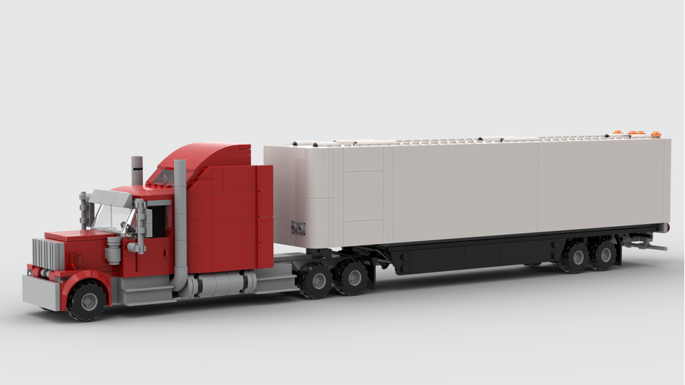 Lego Moc Kenworth W900 By Phigeon Rebrickable Build With Lego