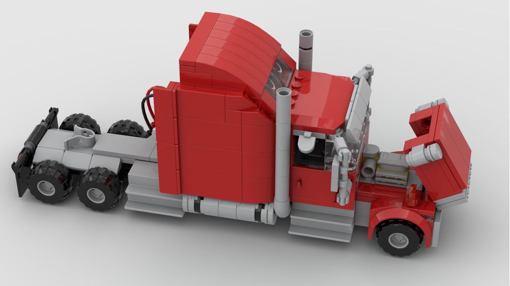 Lego Moc Kenworth W900 By Phigeon Rebrickable Build With Lego