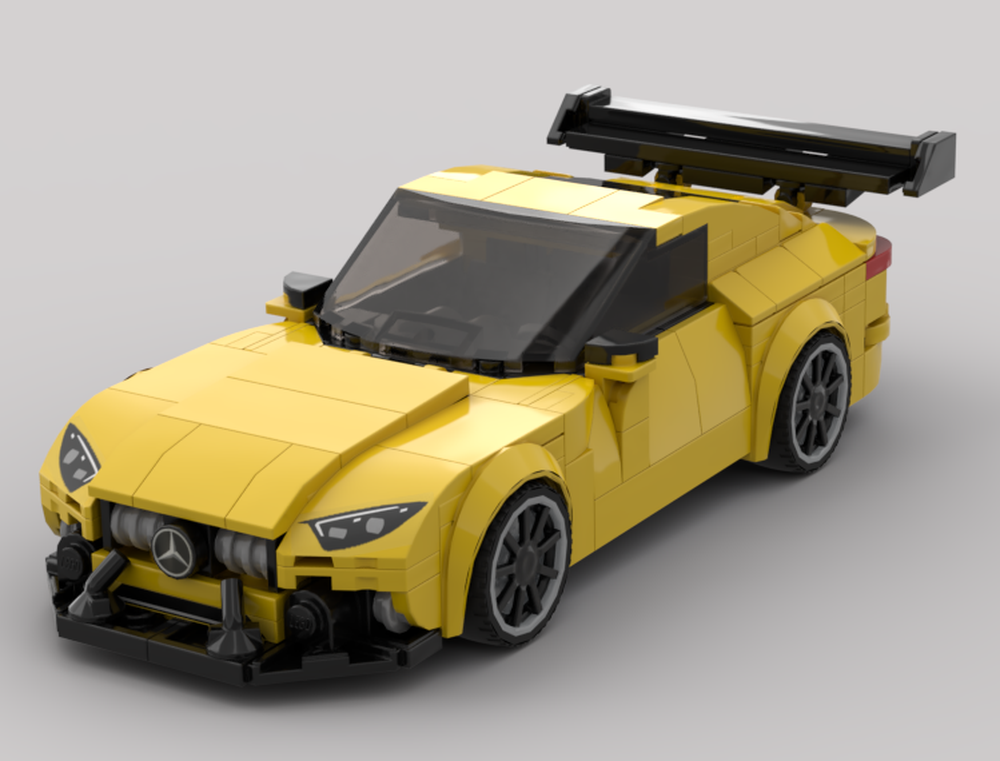 LEGO MOC Mercedes AMG GT Black Series Lego MOC Supercar Speed Champion ...
