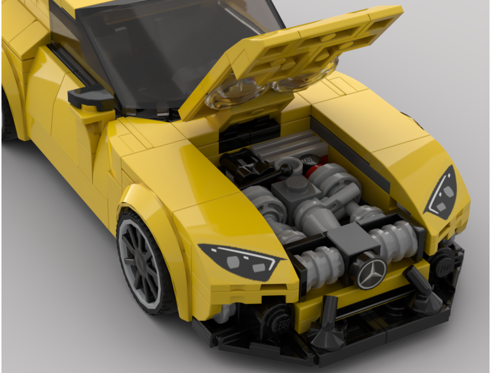 LEGO MOC Mercedes AMG GT Black Series Lego MOC Supercar Speed Champion ...
